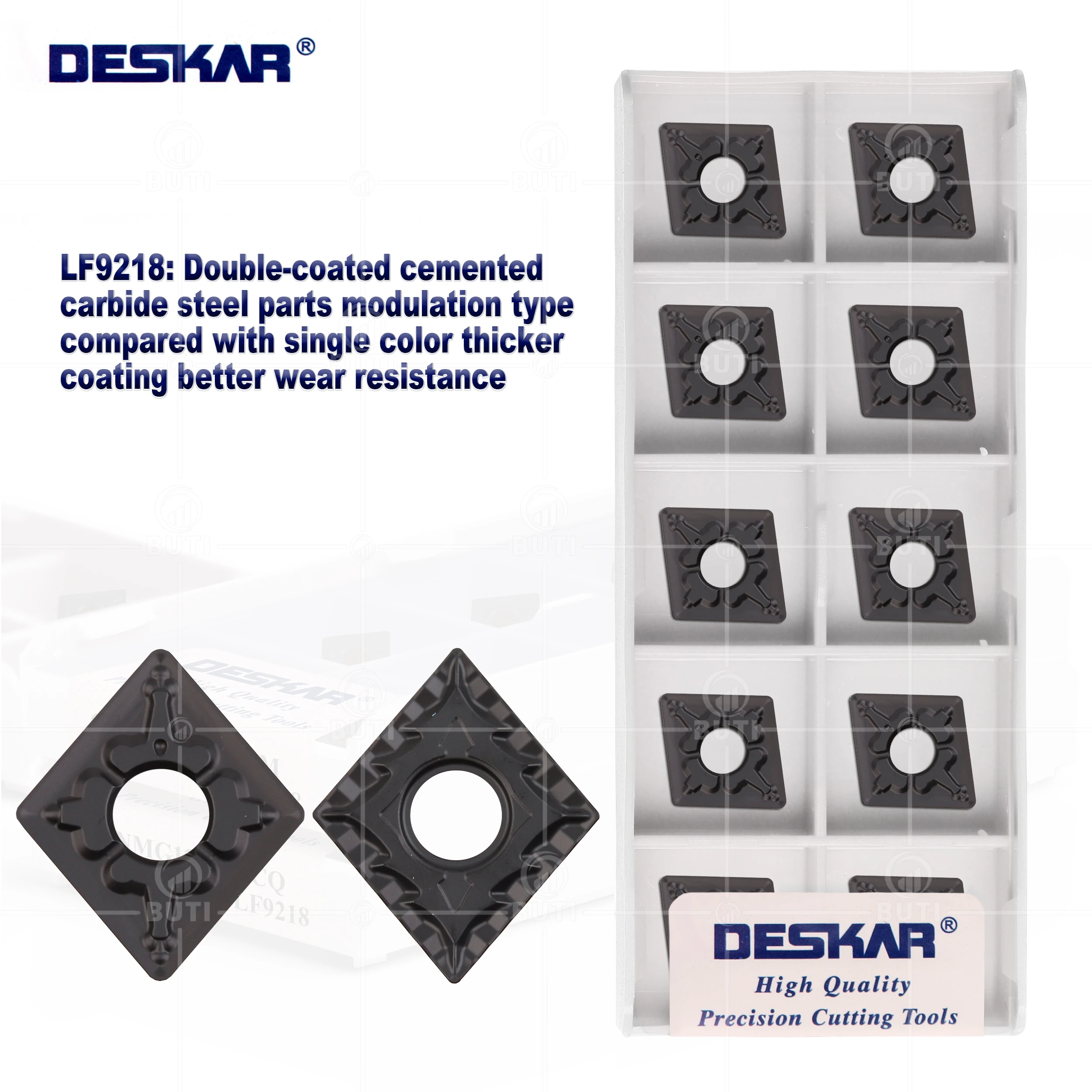 DESKAR 100% Original CNMG120404 CNMG120408 CNMG120412 TM CQ LF9218 Lathe Turning Tools Carbide ...