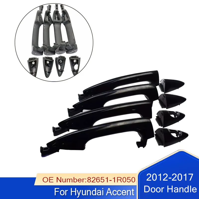 2PCS Car Outside Exterior Door Handlefor Hyundai Accent 2012 2013 2014 ...