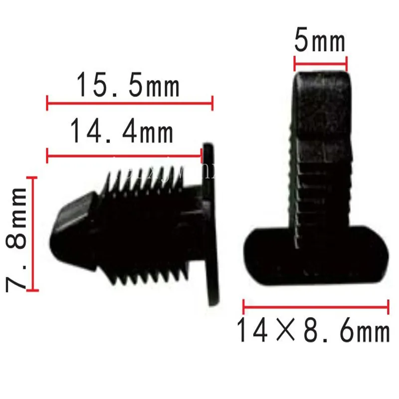 100PCS-Body-Retainer-Car-Plastic-Fastener-Clip-51711496621-Rocker ...