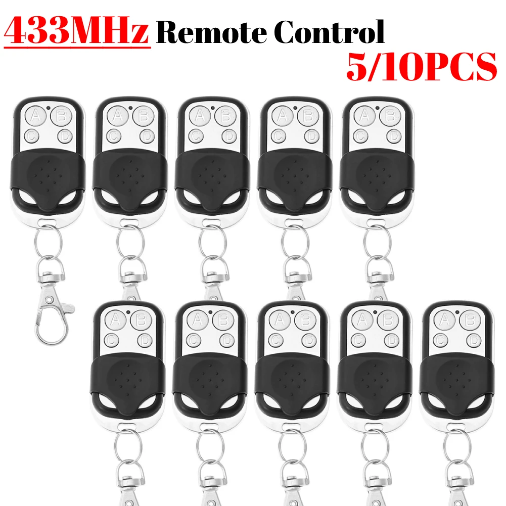 5/10PC 433MHz Remote Control 4CH Remote Control Duplicator Car Key ...