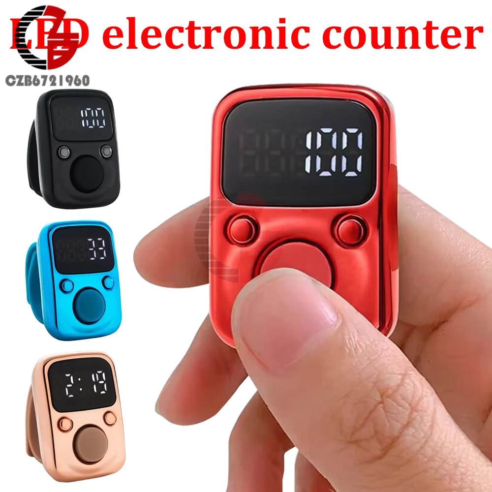 LED-Display-Finger-Counter-4-digit-9999-Mini-Ring-Finger-Counter ...