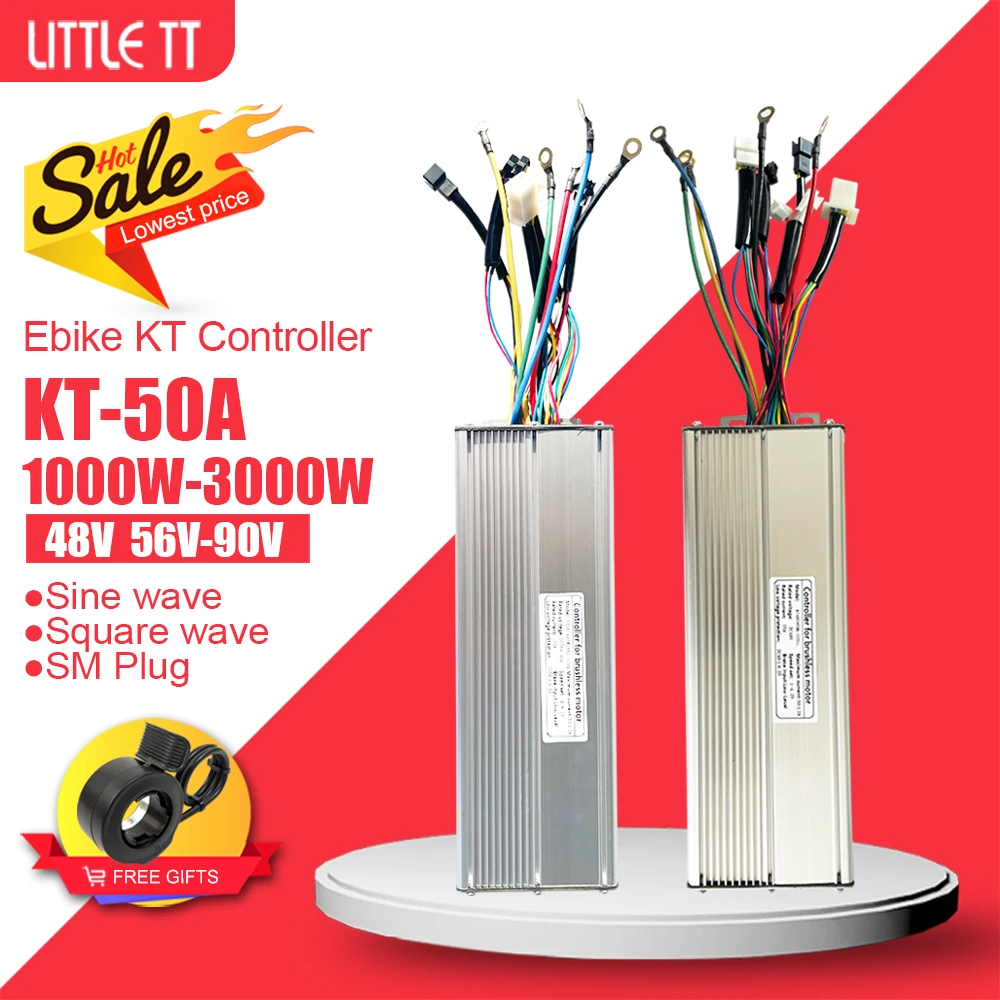 Sepeda-Listrik-KT-50A-Pengendali-48V-60V-72V-90V-Ebike-Tanpa-Sikat ...