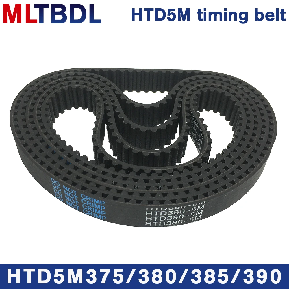 HTD-5M-Timing-Belt-375-380-385-390mm-Length-10-15-20-25mm-Width-5mm ...