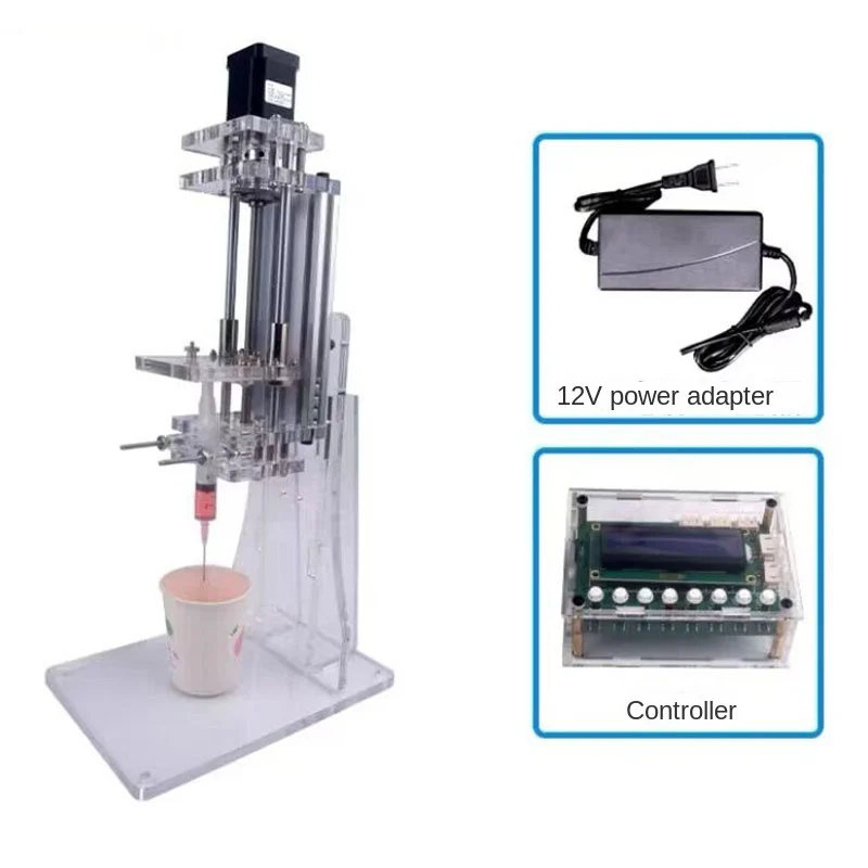 Precision Benchtop Syringe Pump Lab Micro Pump Syringe Propeller Glue ...