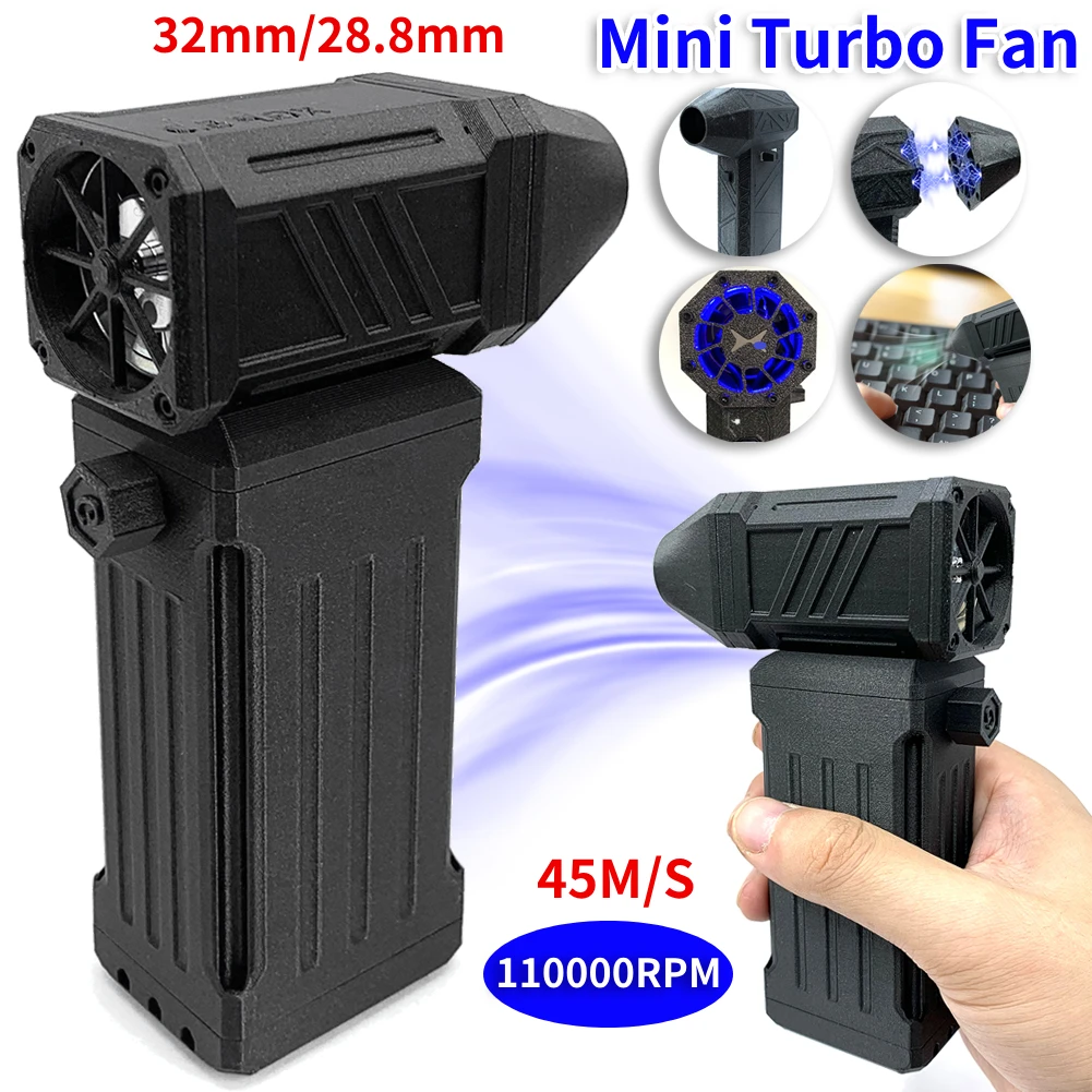 32/28.8mm Mini Turbo Jet Fan 110000RPM 45M/S Turbo Violent Fan for ...