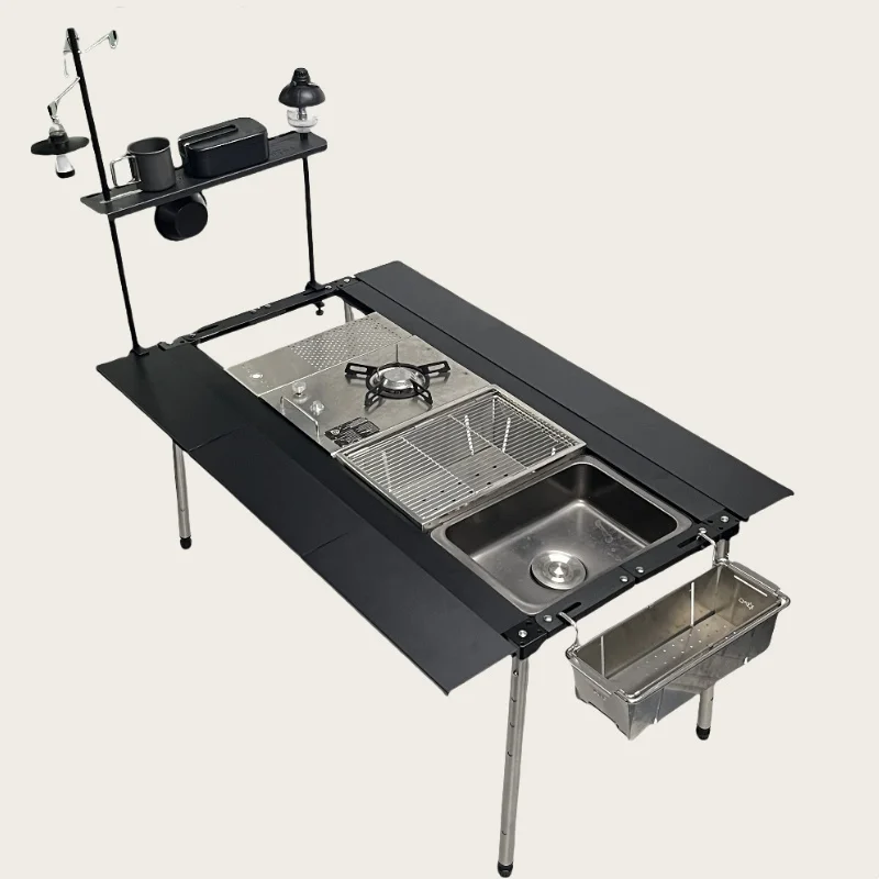 IGT-3-4-Unit-Camping-igt-Table-Folding-Frame-Aluminium-Alloy-Table-Pair ...