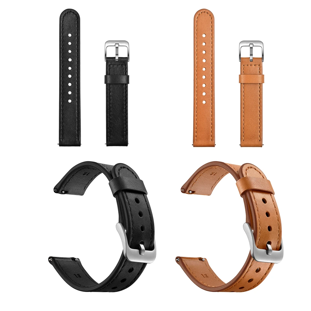 Genuine Leather watch strap 18mm for Withings watch Easy Detachable ...