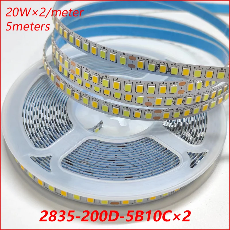2-welding-point-5meters-2835-200D-5B10C-2-20W-M-Constant-Current-LED ...