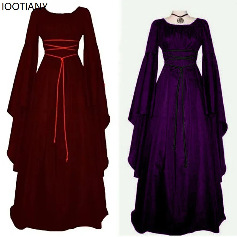 Traje de Cosplay de bruja de Anime de Halloween, vestido Irregular de ...