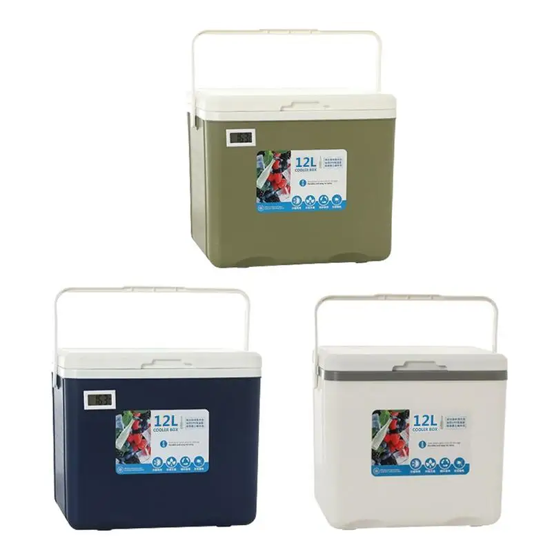 Camping-Cooler-Box-12L-Ice-Box-Food-Fruit-Cold-Ice-Bucket-Fridge ...
