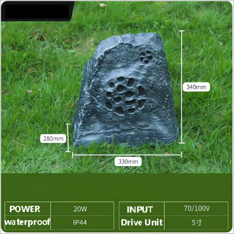 Outdoor-stone-waterproof-lawn-sound-system-outdoor-imitation-stone ...