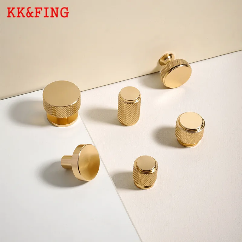KK&FING Modern Simple Round Black Gold Silver Single Hole Handles ...
