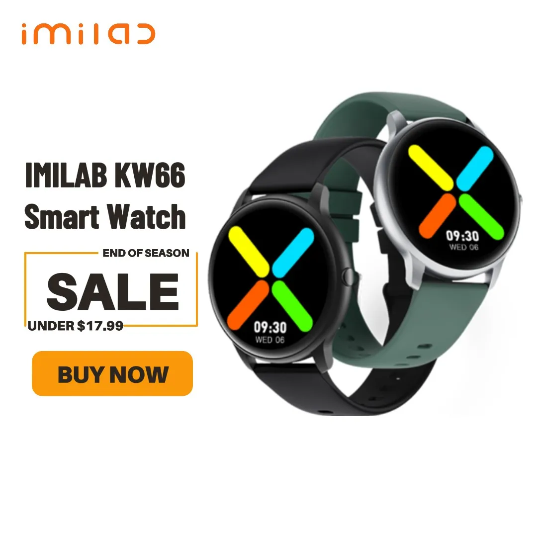 IMILAB-KW66-Smart-Watch-Men-Smartwatch-Bluetooth-Male-Watches-Pedometer ...