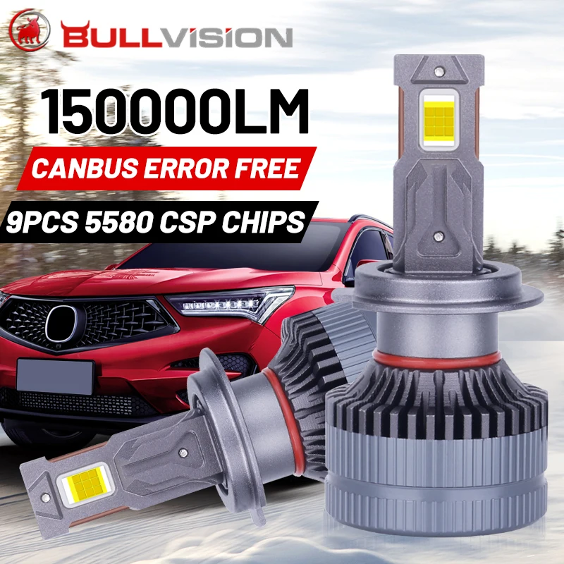 Bullvision-LED-Canbus-H1-150000LM-400W-H7-H4-H11-H8-H9-9005-HB3-9006 ...