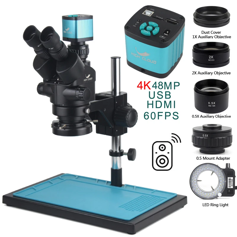 3-5-90X-Zoom-Trinocular-Stereo-Microscope-Set-2K-4K-48MP-55MP-HDMI-USB ...