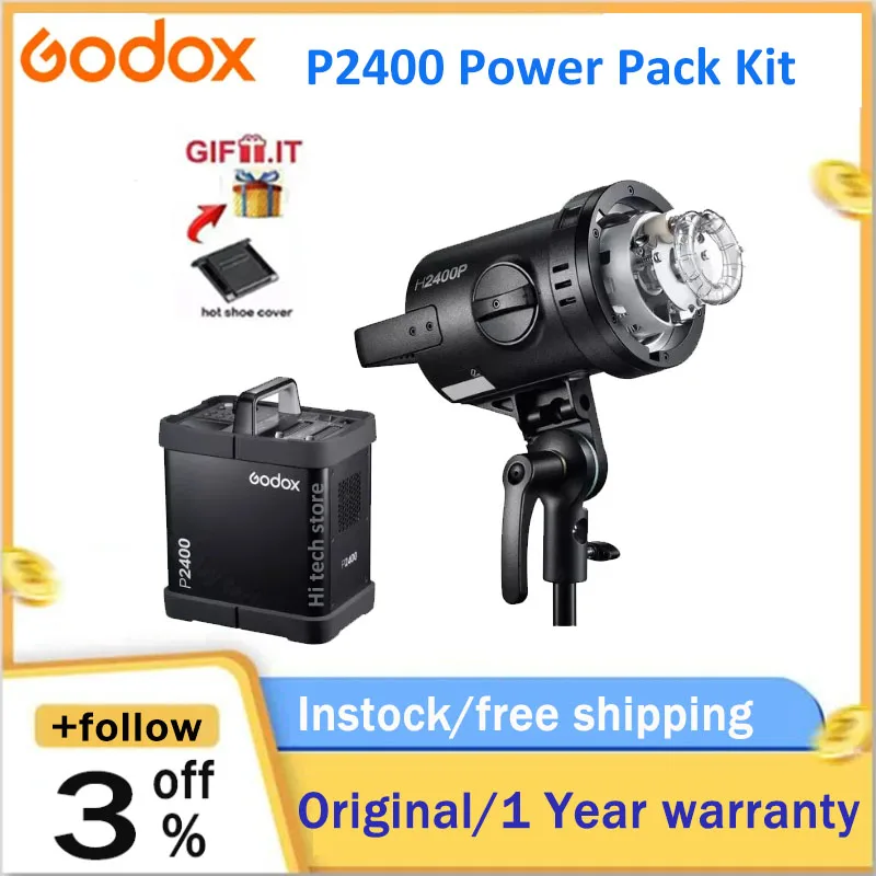 Godox-P2400-Power-Pack-Kit-with-Flash-Heads-32-channel-16-group ...