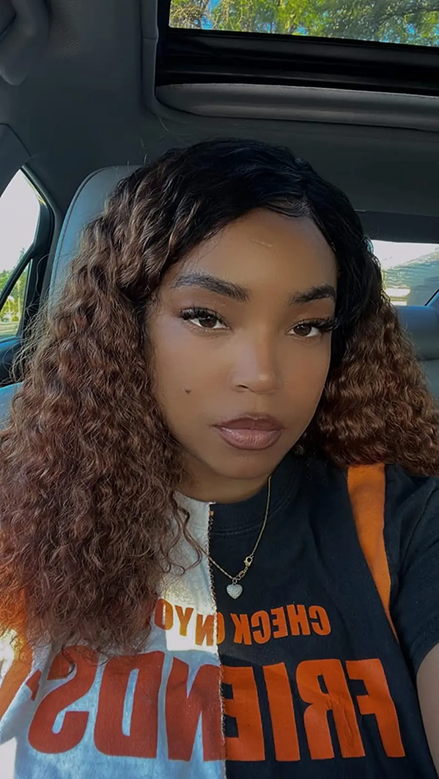 1B/33 Ombre Wear & Go Loose Deep Wave HD Glueless Lace Frontal Wig Col ...