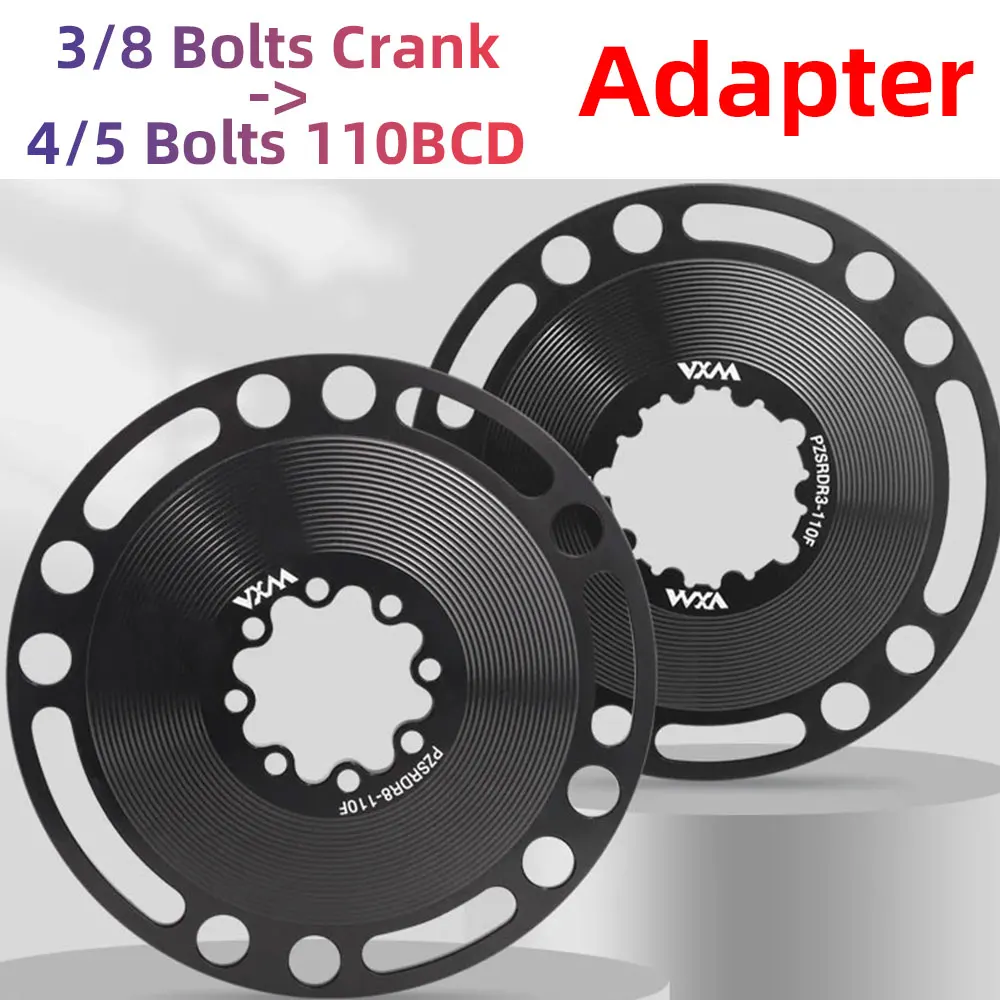 VXM 3 Bolts Direct Mount Converter 8 Bolt Bicycle Crank Adapter 110BCD ...