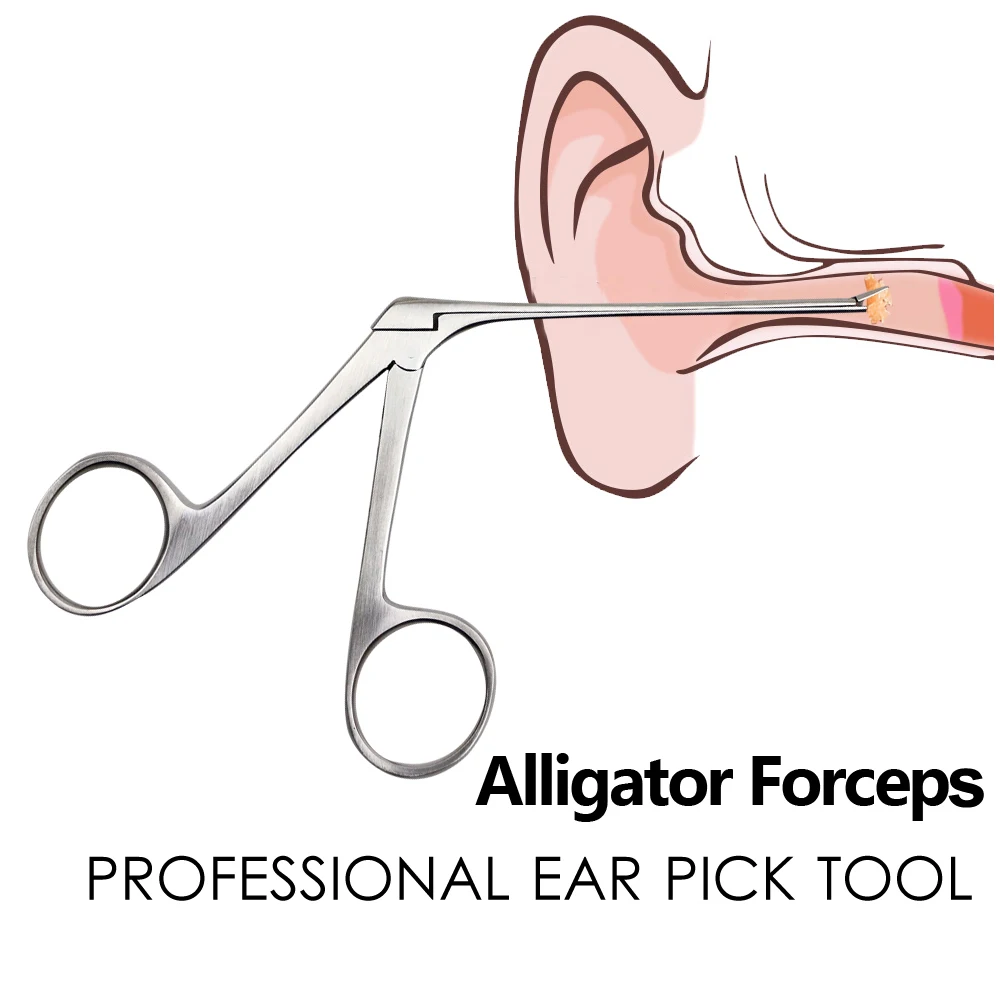 Medical-Ear-Wax-Endoscope-Earwax-Cleaning-Remover-Tong-Hartmann-Micro ...