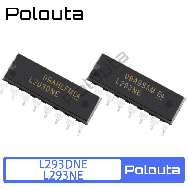 5 Pcs L293DNE L293NE L293N DIP 16 Stepper Motor Driver Chip DIY ...