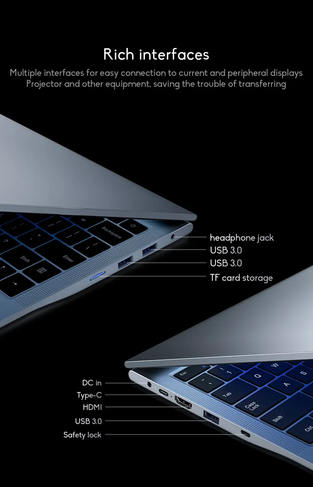 DERE R14 Laptop 14-inch Intel Celeron N4500 IPS Full HD 12GB RAM ...