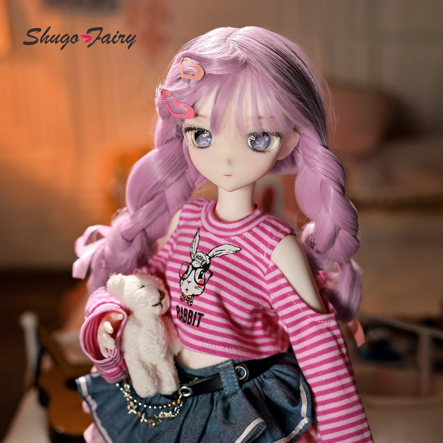 ShugaFairy Ikumi Bjd Doll 1/4 Head Original Japanese Bjd Dolls Anime ...