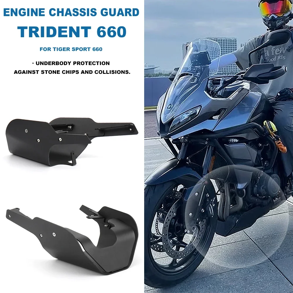 Motorcycle-Engine-Base-Skid-Plates-Protection-Cover-For-Trident-660 ...