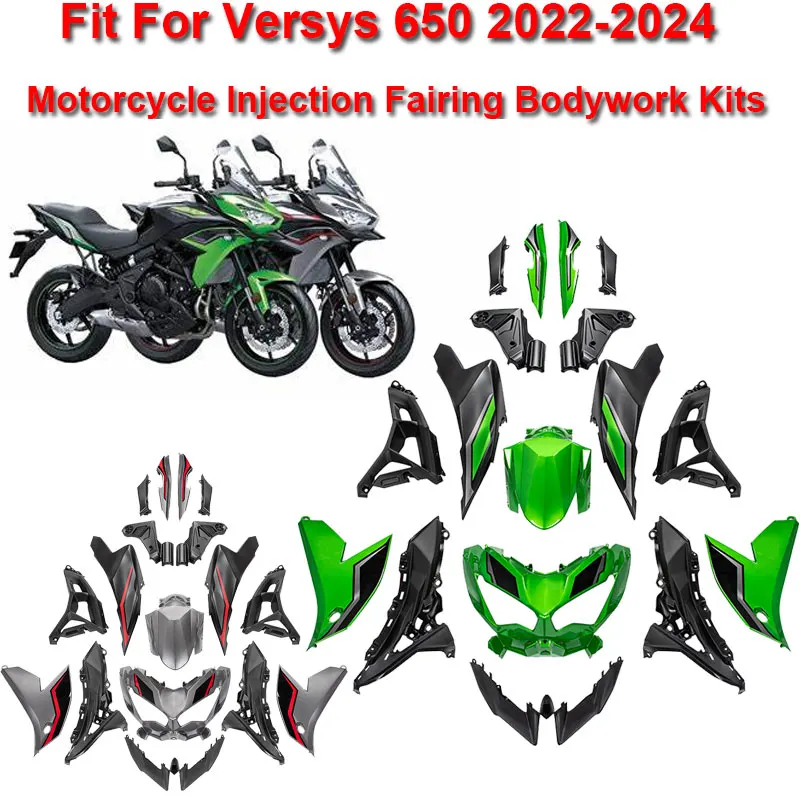 Versys 650 Motorcycle Injection Fairing Panel Bodywork Protector Frame ...