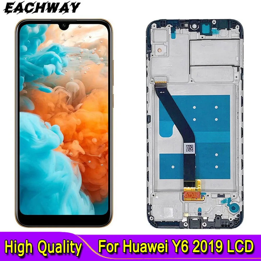 Pantalla táctil LCD probada para Huawei Y6 2019, MRD LX1f LCD para Huawei Y6 Prime 2019, LX1 ...