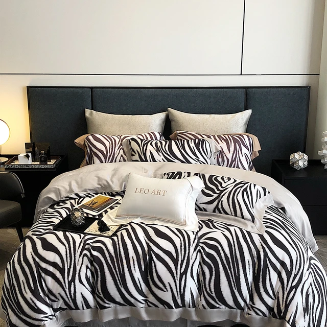Zebra Print Bedding