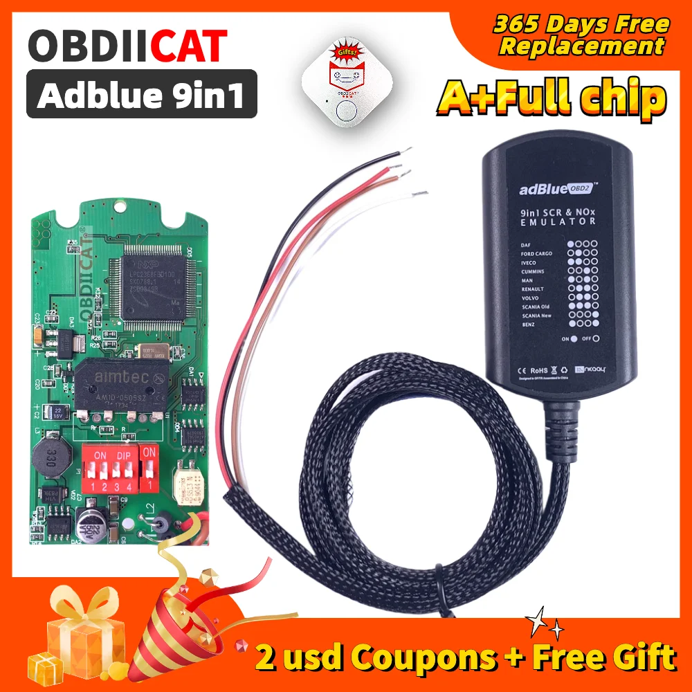 Newest 8in1 Truck Adblue Adblue Emulator 8 In 1 With Nox Sensor Adblue ...