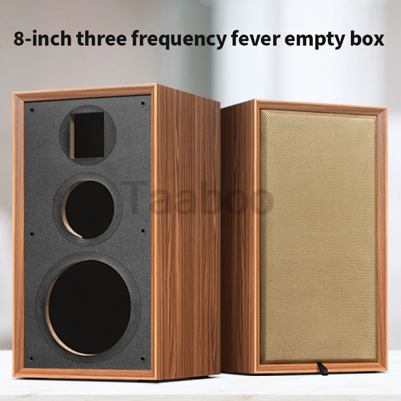8-Inch-Three-Way-Labyrinth-Speaker-Empty-Box-Home-Speaker-Bookshelf ...