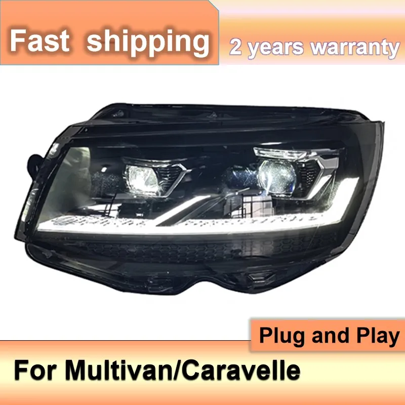 Car-Accessories-for-VW-Multivan-LED-Headlight-2016-2020-VW-T6-Caravelle ...