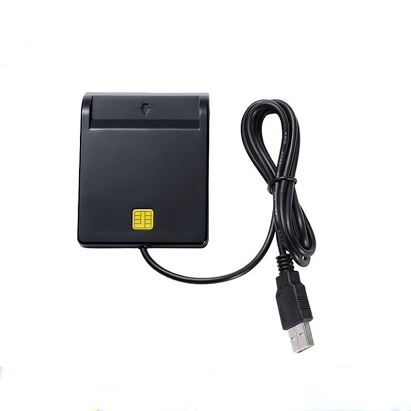 USB 2.0 Smart Card Reader Memória Para ID Bank EMV DNIE Eletrônico DNI ...