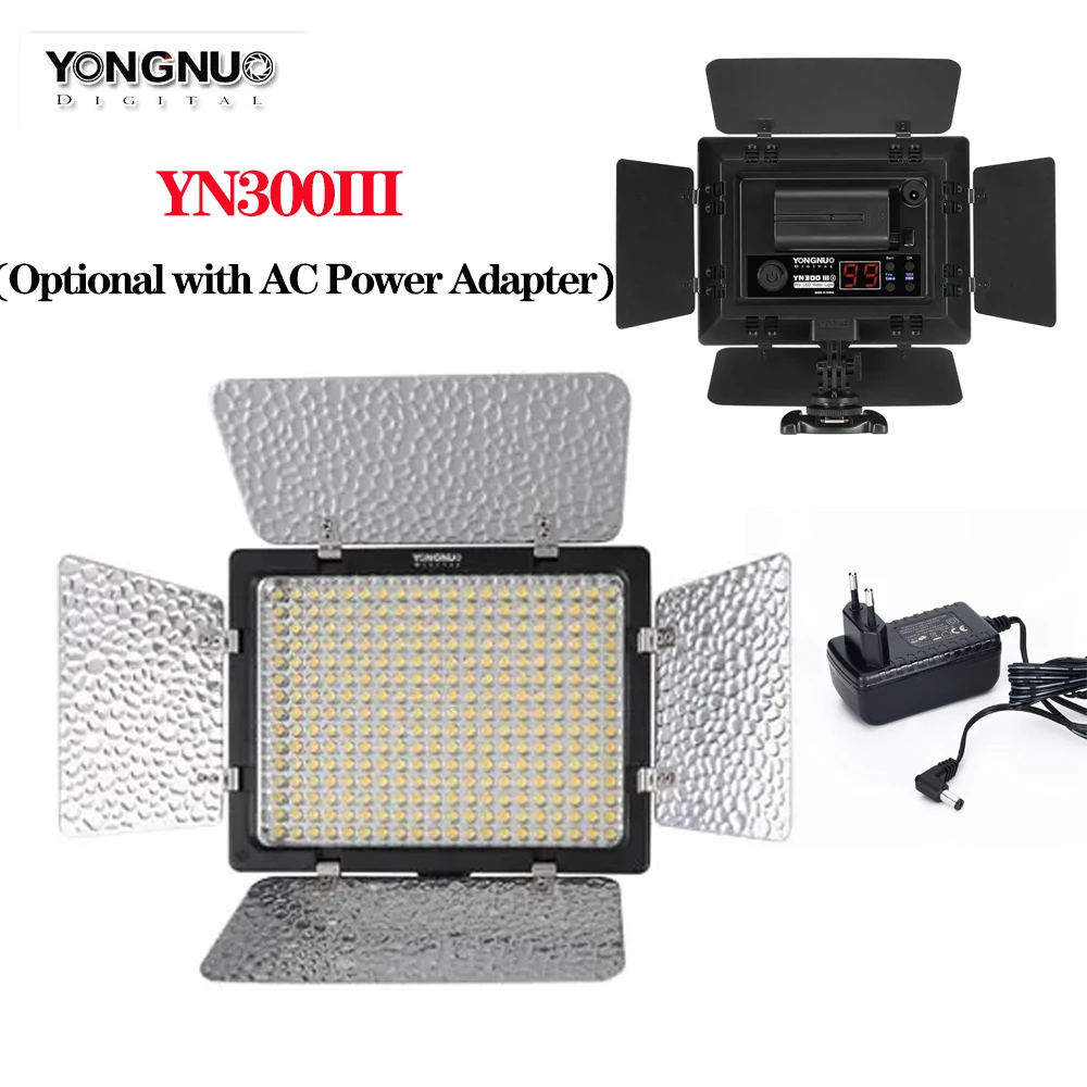 Yongnuo-YN300III-Portable-LED-photography-light-Adjustable-color ...