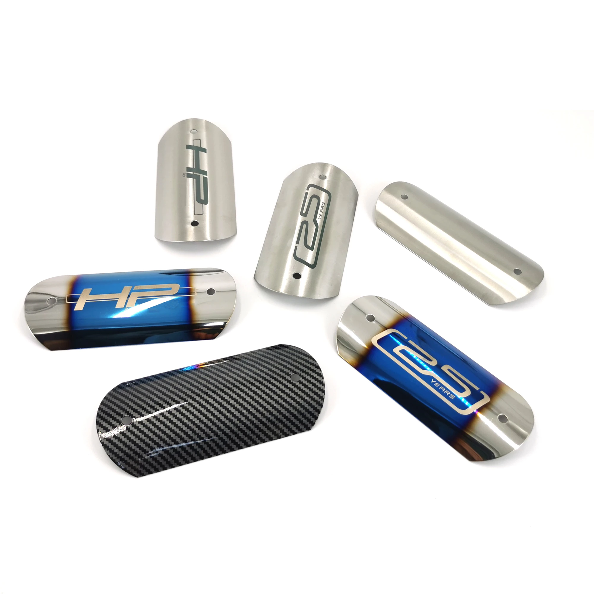 Motorcycle Exhaust Pipe Protector Heat Shield Cover Muffler Anti ...