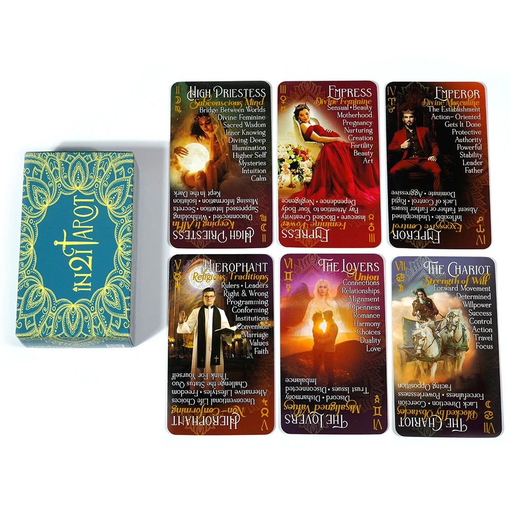 IN2IT-Tarot-Deck-com-Sequ-ncia-78-Oracle-Cards-Card-Deck-para ...