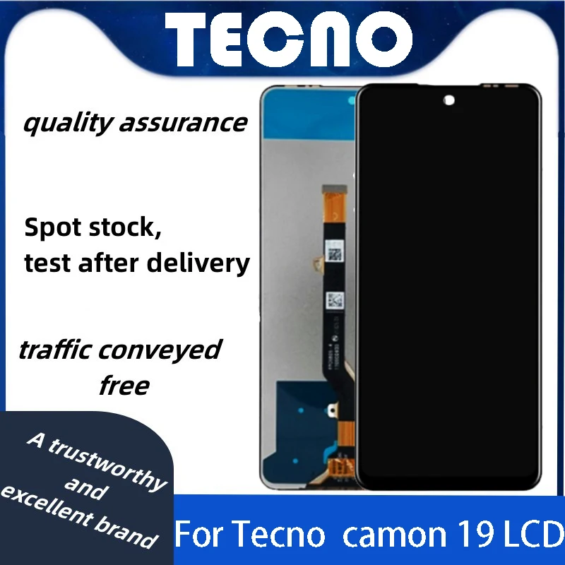 6.8inch Original For Tecno Camon 19 Display Touch Screen Assembly ...