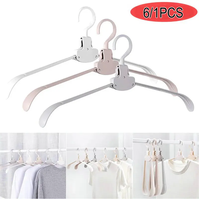 6-1pcs-Portable-Folding-Hangers-Travel-Space-Saving-Multi-Functional ...