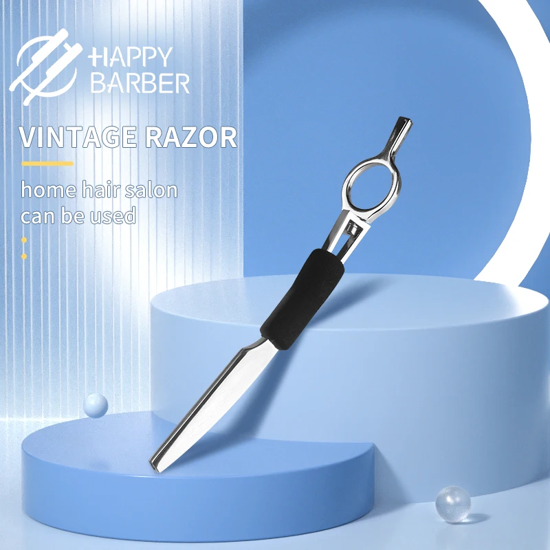 Happy-Barber-Razor-Zinc-Alloy-Thinning-Razor-Hairdressing-Styling-Tools ...