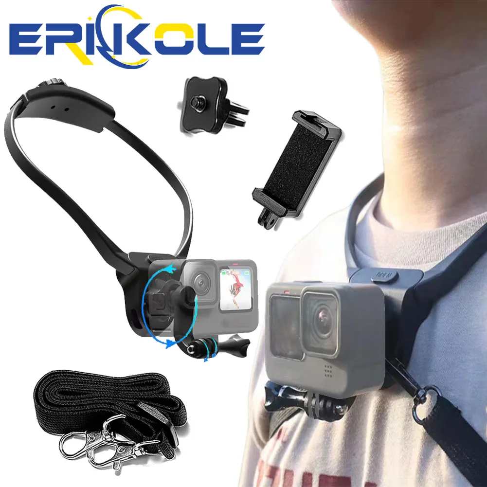 Adjustable-Camera-Chest-Strap-POV-VLOG-Neck-Holder-Mount-Harness-for ...
