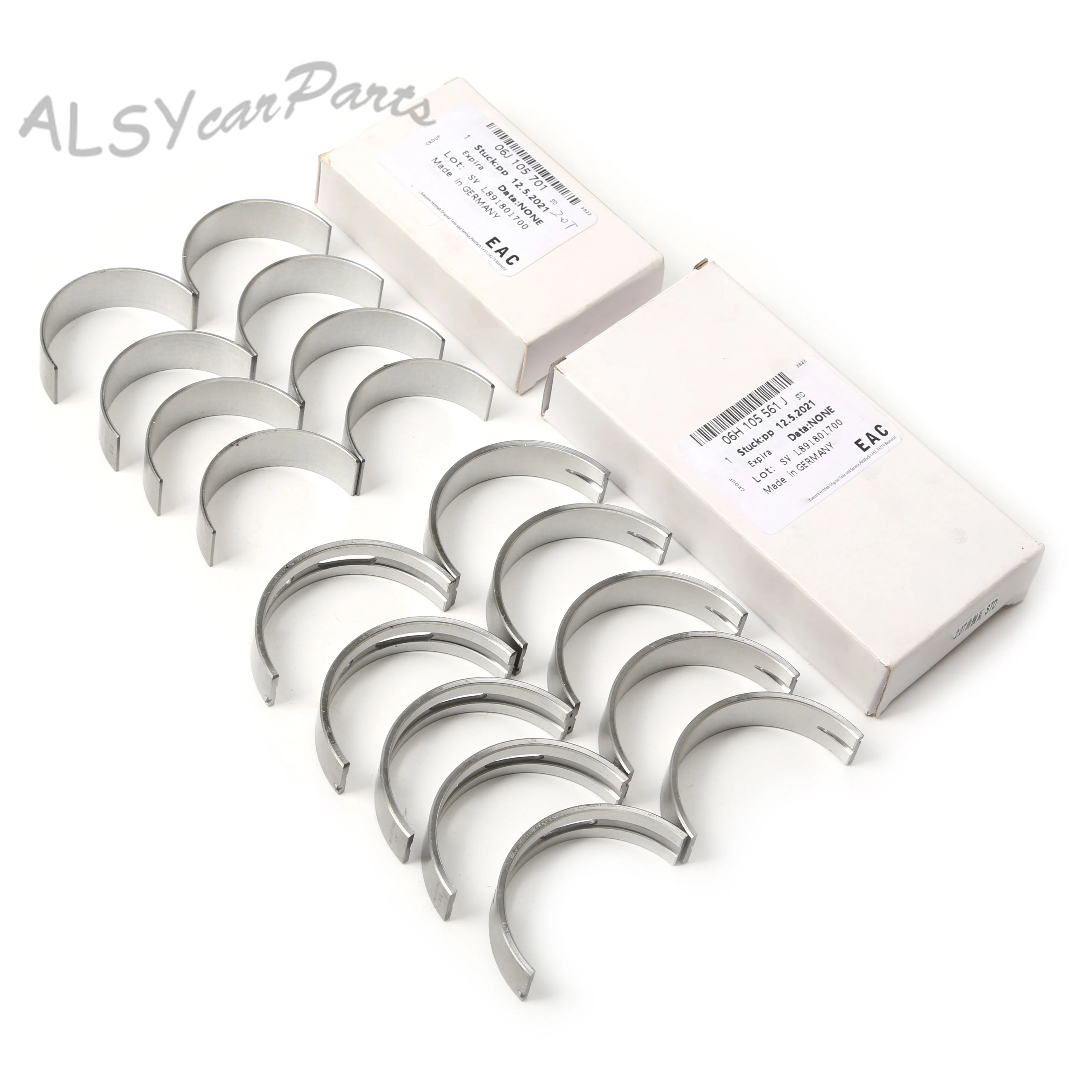 Engine New Crankshaft and Connecting Rod Bearings Kit 06H105561J ...