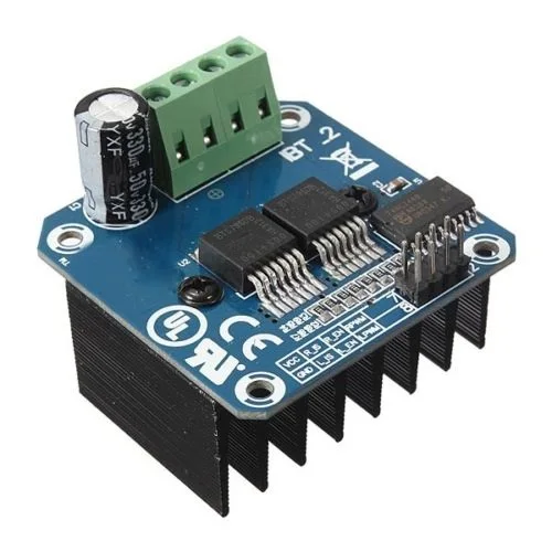 Double Bts7960 B Bts7960b Dc 43a Stepper Motor Driver Module H-bridge ...