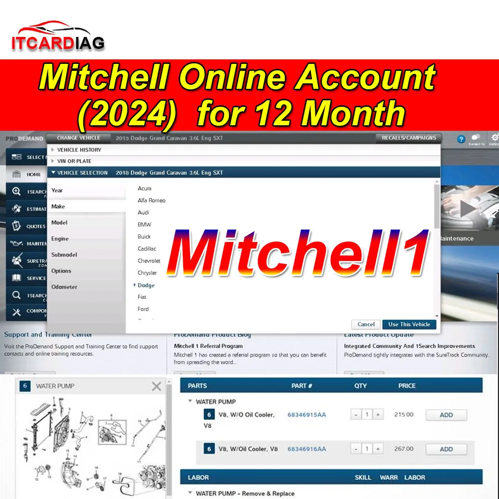 2024-Mitchell-ProDemand-One-Year-Online-Account-Mitchell-1-Diagnostic ...