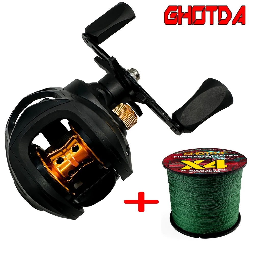 High-Speed-Long-Cast-Fishing-Reel-Baitcasting-Reel-m-o-esquerda-e ...