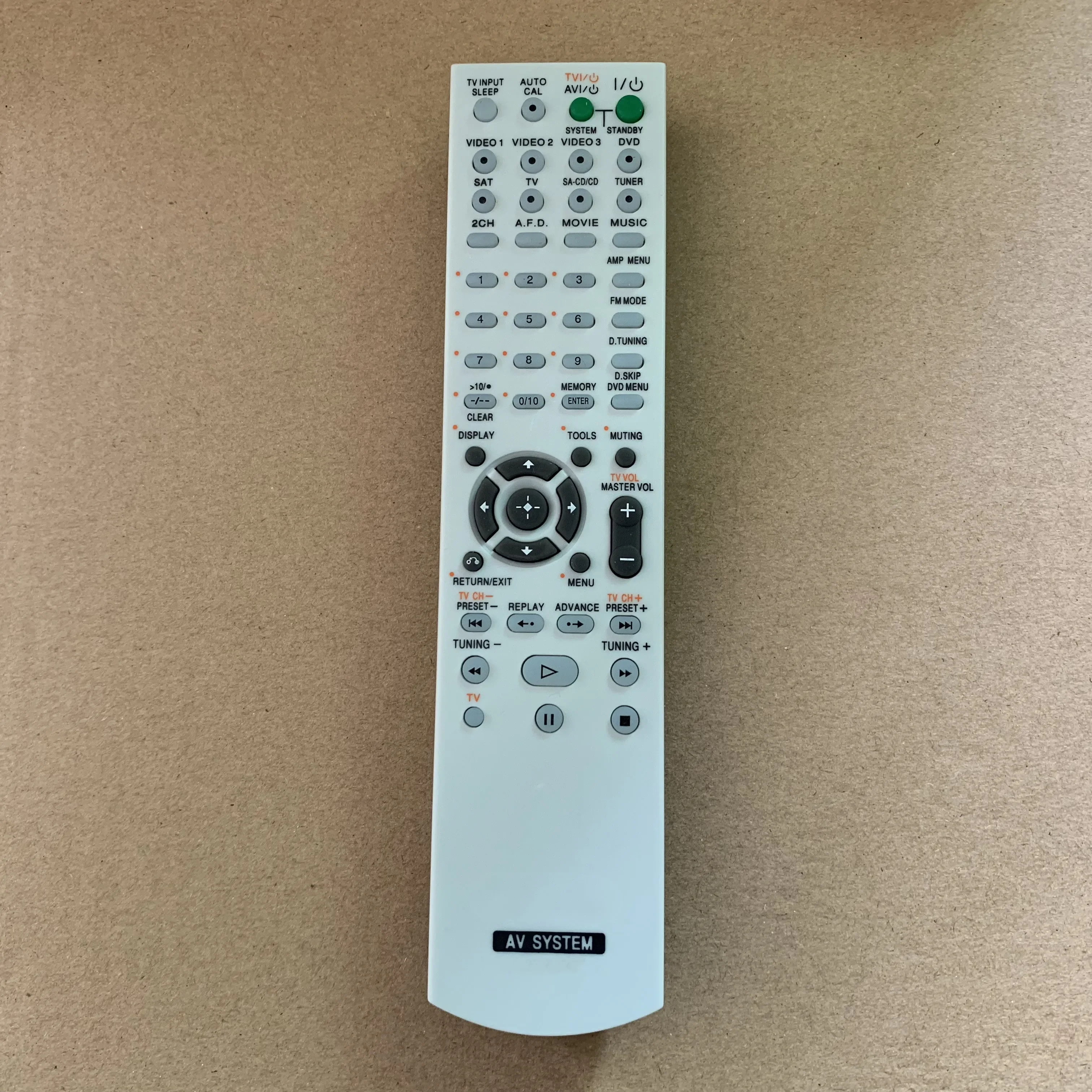 Remote Control For Sony STR-K1600 STR-K790 STR-K685 STR-DG500 STR-KG700 ...