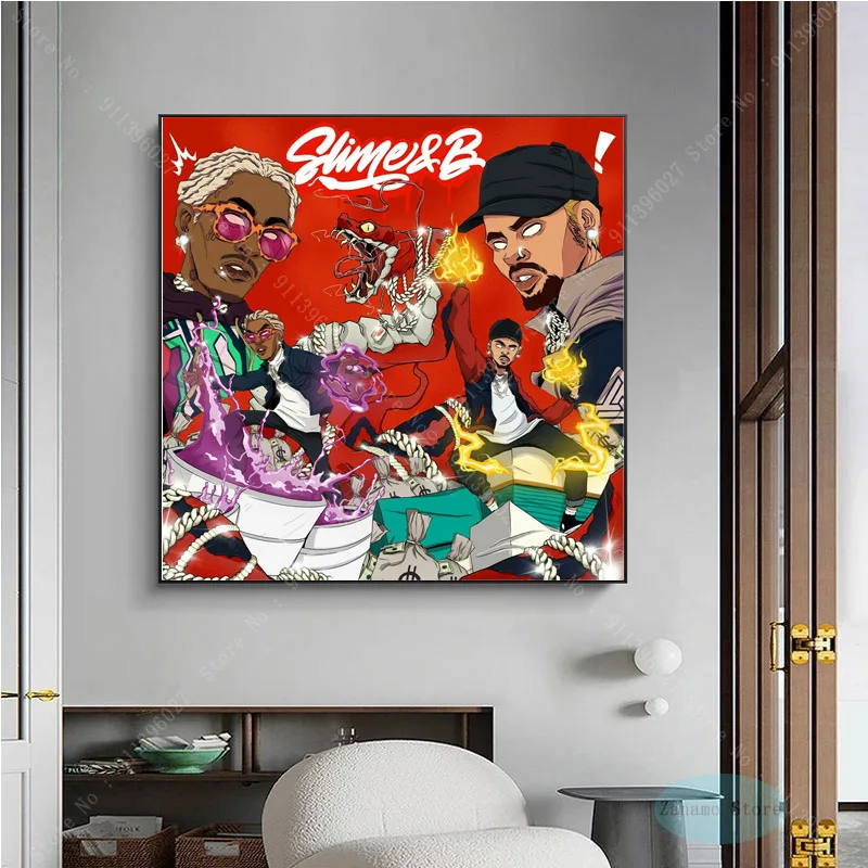 Chris Brown Pop Art