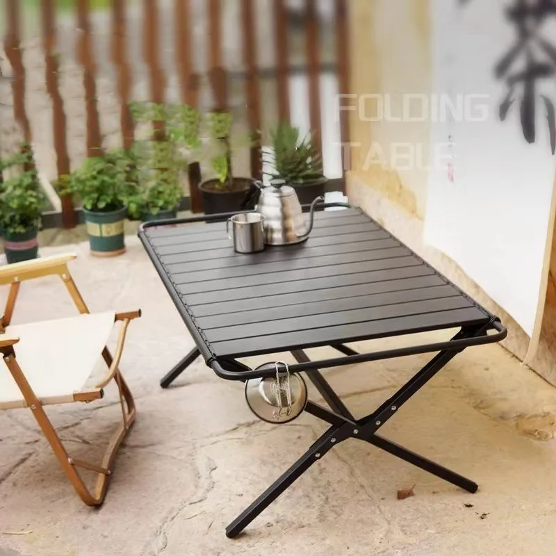 Tryhomy Camping Egg Roll Table Outdoor Bbq Picnic Igt Table Spliceable ...