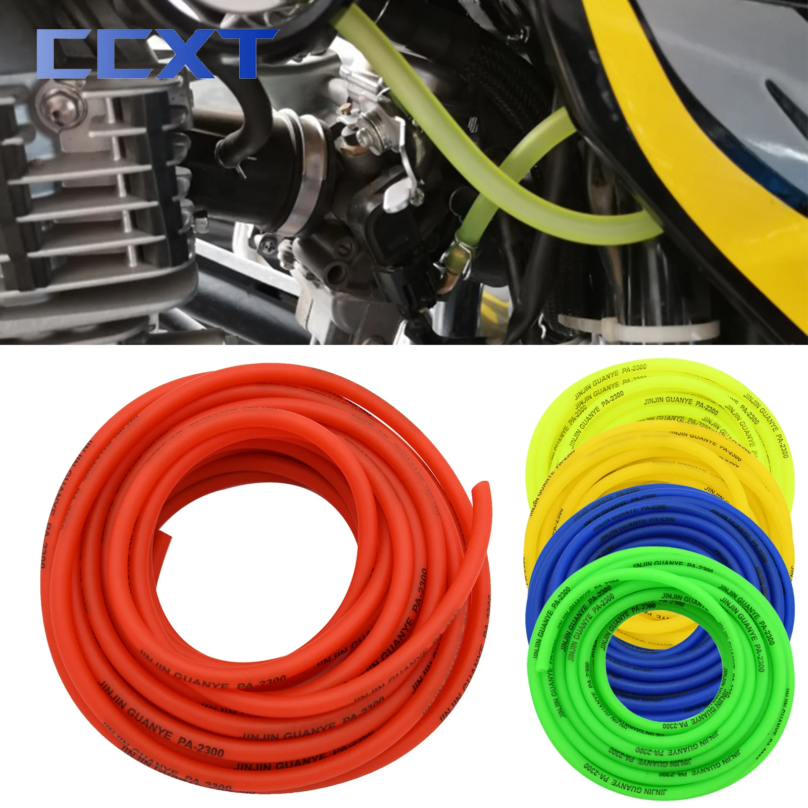 3M-5M-10M-Motorcycle-ATV-Scooter-Gas-Oil-Pipe-Rubber-Soft-Tube-Petrol ...