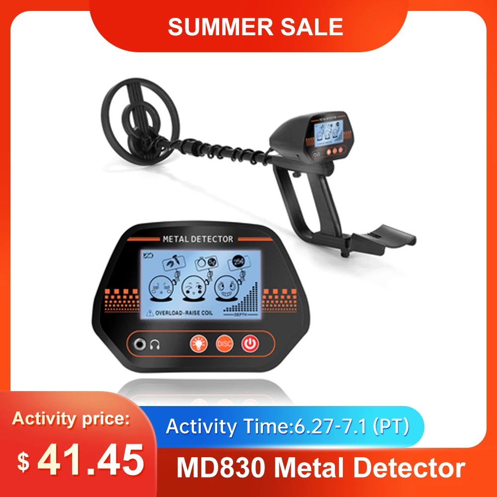 Md830 Handheld Lcd Display Underground Metal Detector High Sensitivity ...